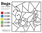 Bug Color By Number - Kids Activity Zone