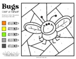 Bug Color By Number - Kids Activity Zone