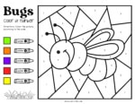 Bug Color By Number - Kids Activity Zone