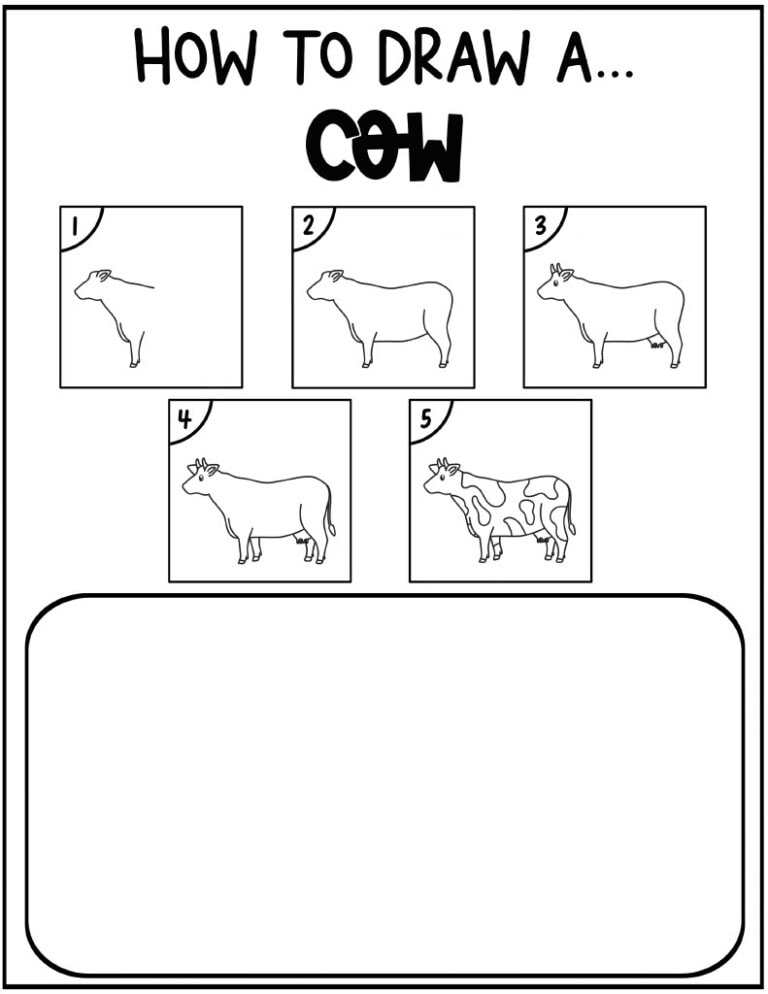 How to Draw Farm Animals - Free Printable! - Kids Activity Zone