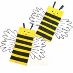 Paper Bag Handprint Bee Craft - Kids Activity Zone