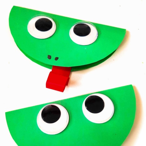 Paper Frog Craft - Kids Activity Zone