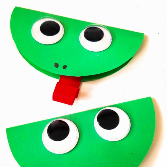 Paper Frog Craft - Kids Activity Zone
