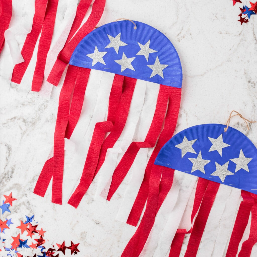 Paper Plate Flag Craft - Kids Activity Zone