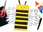 Paper Bag Handprint Bee Craft - Kids Activity Zone