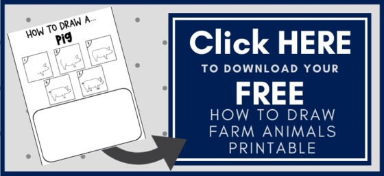 How to Draw Farm Animals - Free Printable! - Kids Activity Zone