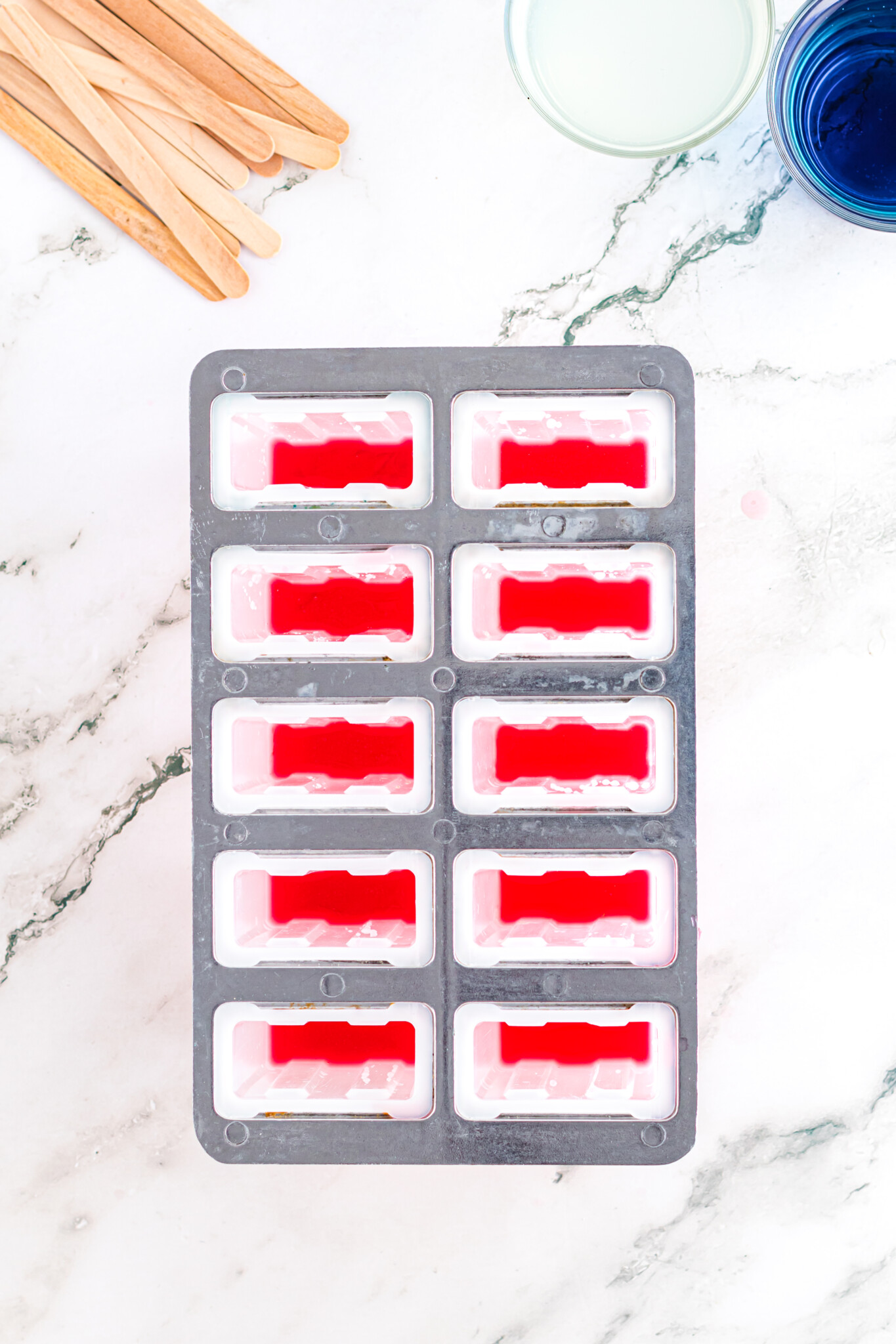 Red White and Blue Popsicles - Kids Activity Zone