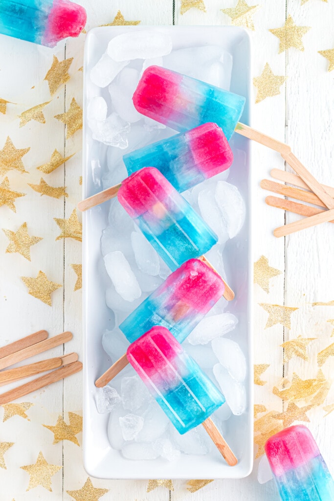 Red White and Blue Popsicles - Kids Activity Zone