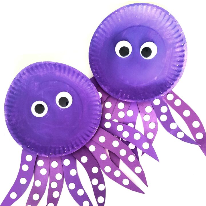 Paper Plate Octopus - Kids Activity Zone