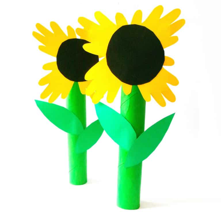 Handprint Sunflower Craft - Kids Activity Zone
