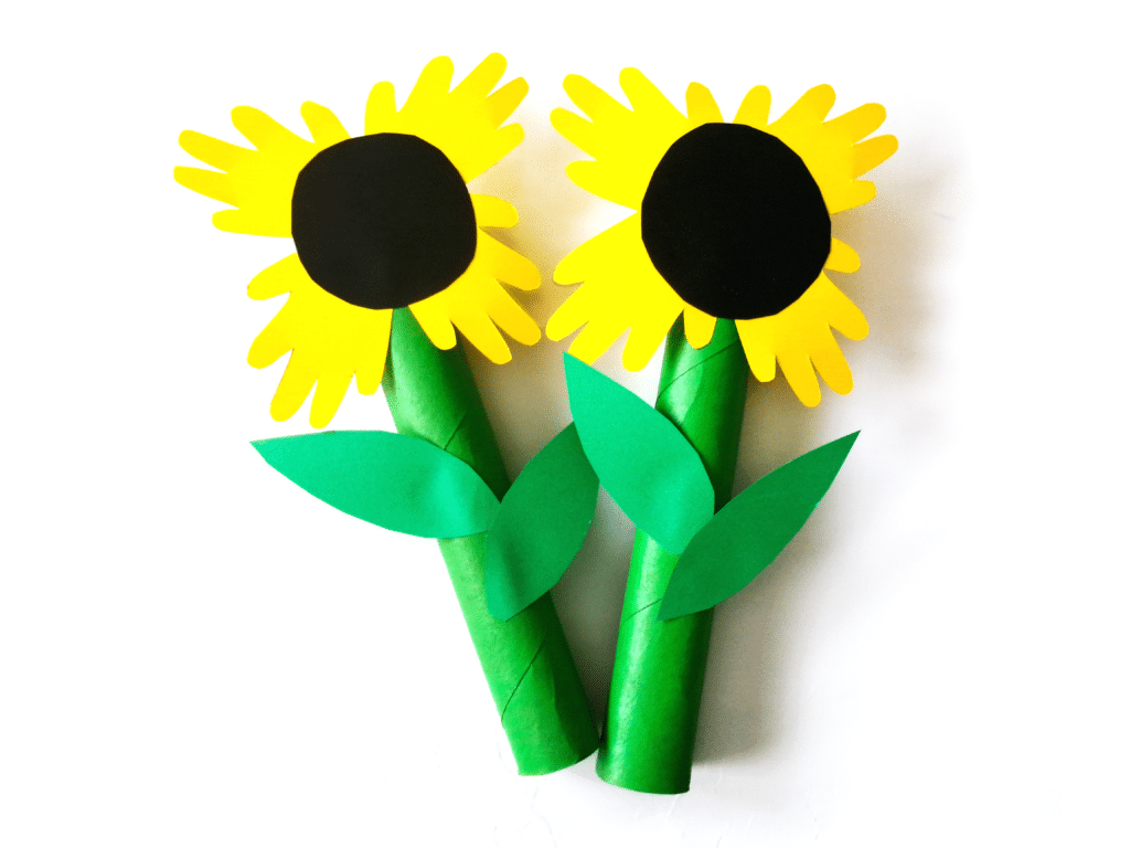 Handprint Sunflower Craft - Kids Activity Zone