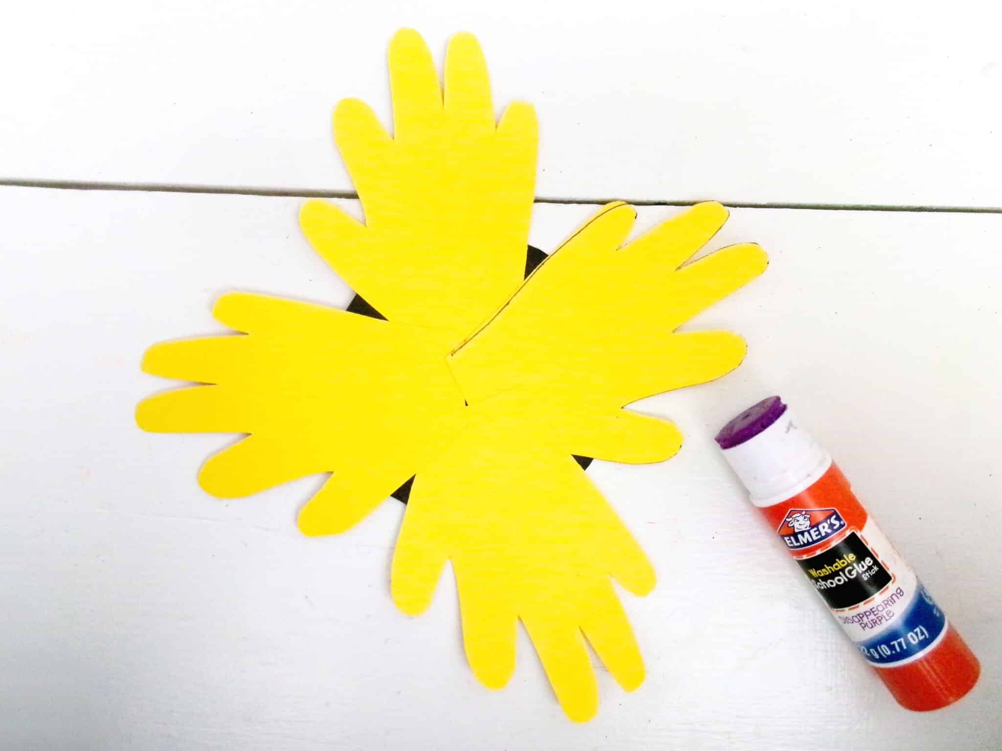 Handprint Sunflower Craft - Kids Activity Zone