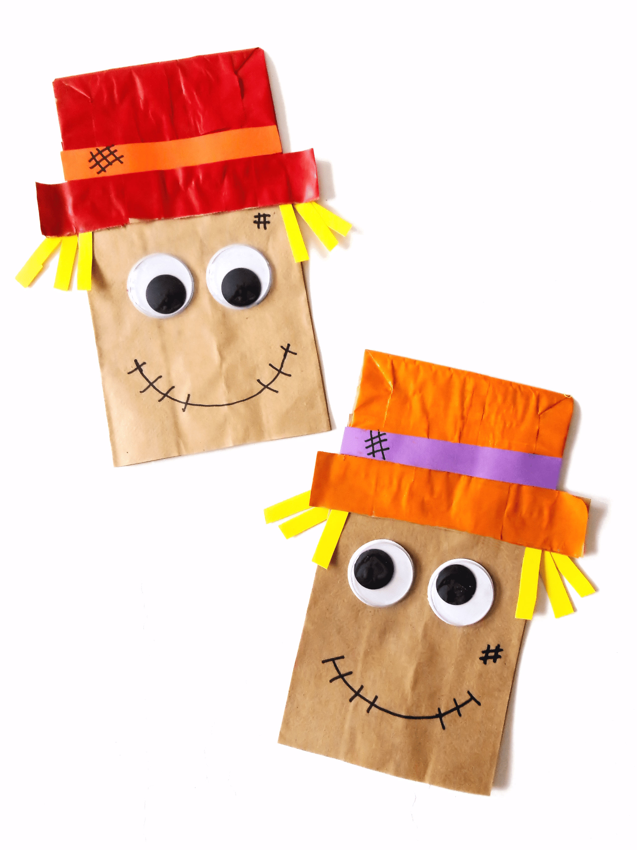 Paper Bag Scarecrow - Kids Activity Zone