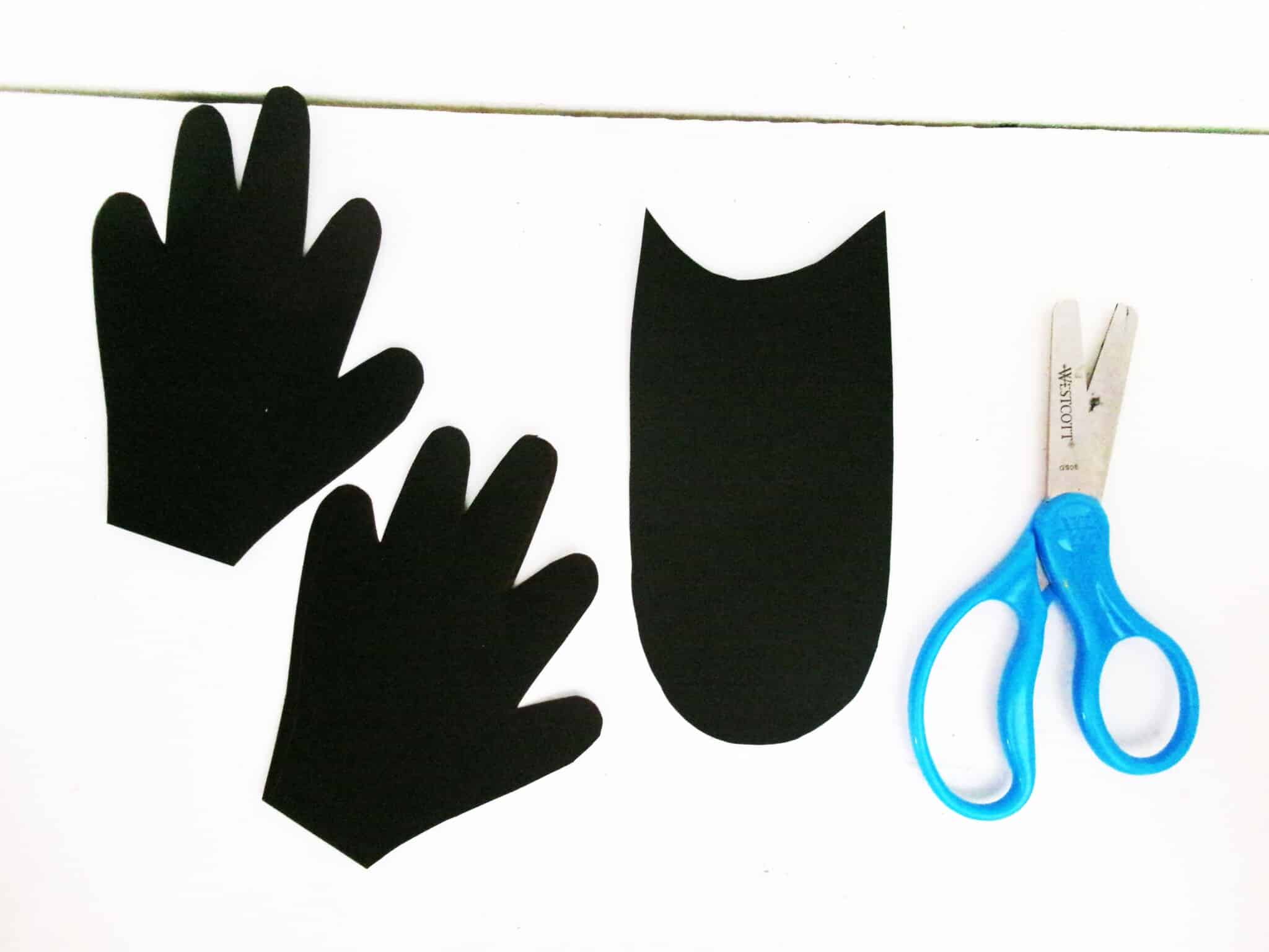 Handprint Bats - Kids Activity Zone