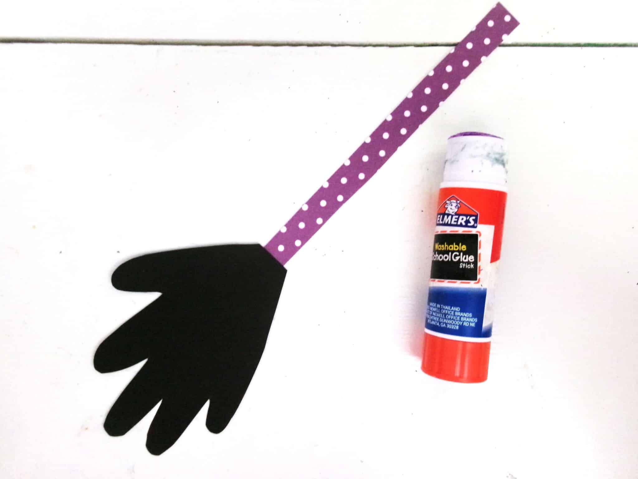 Witches Brew and Broom Handprint Craft - Kids Activity Zone