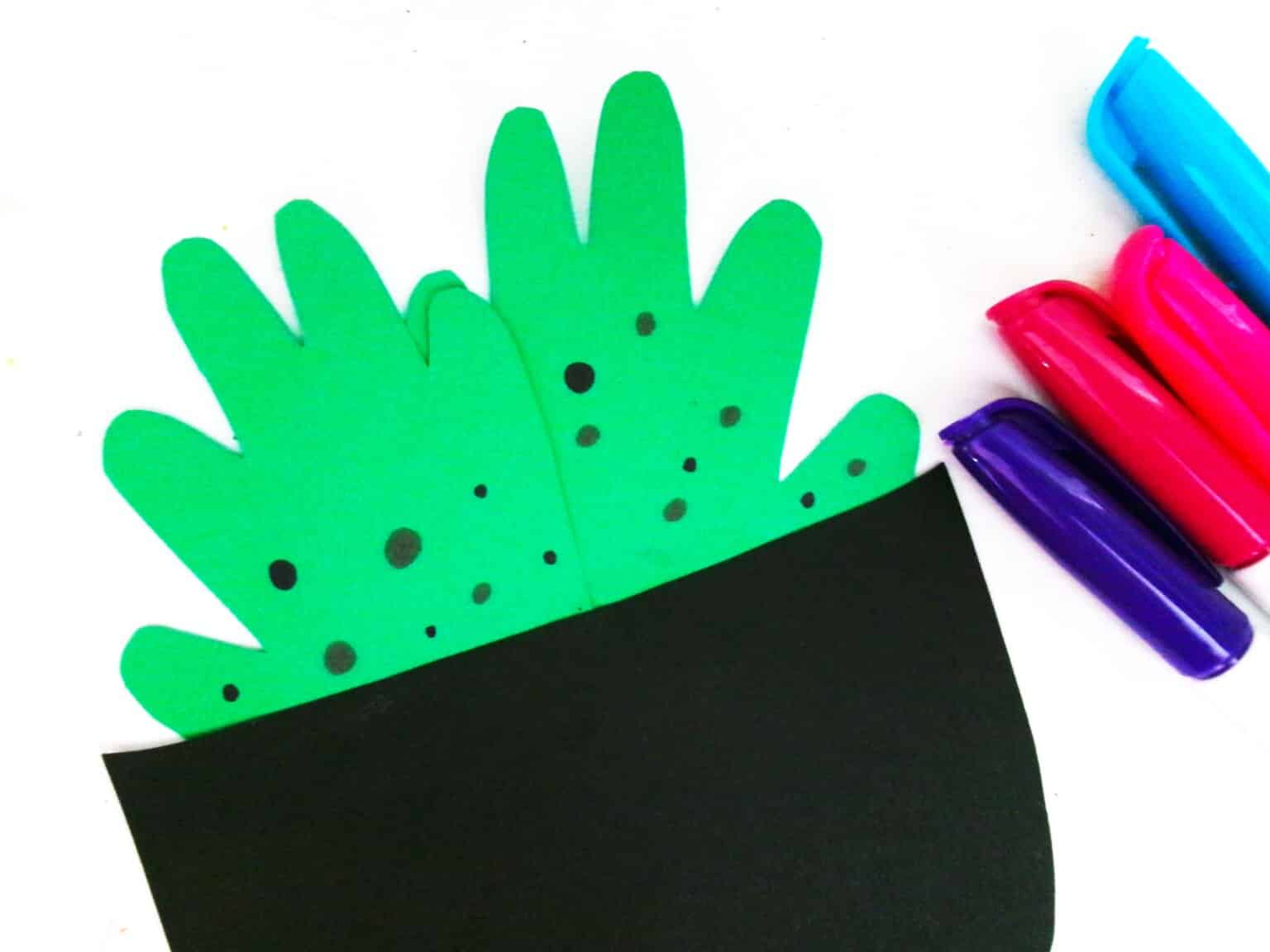 Witches Brew and Broom Handprint Craft - Kids Activity Zone