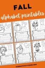 Fall Alphabet Activity - Kids Activity Zone
