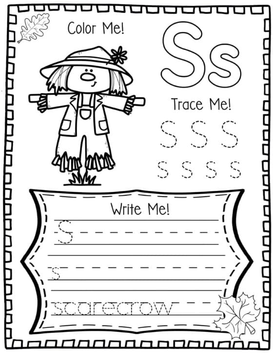 Fall Alphabet Activity - Kids Activity Zone