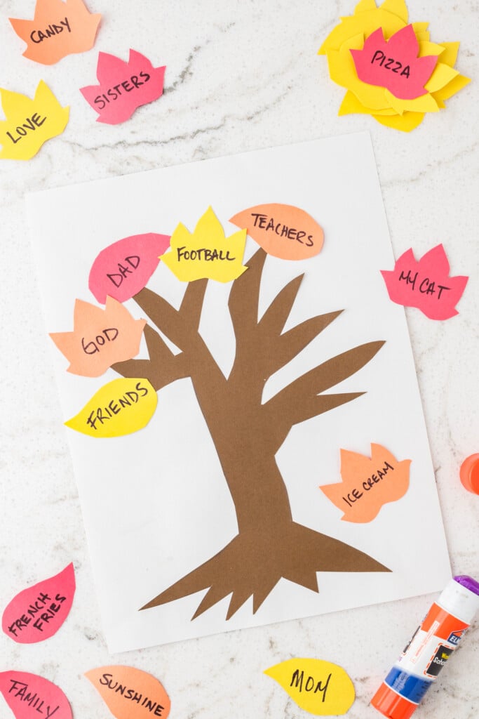 Thankful Tree Craft - Kids Activity Zone