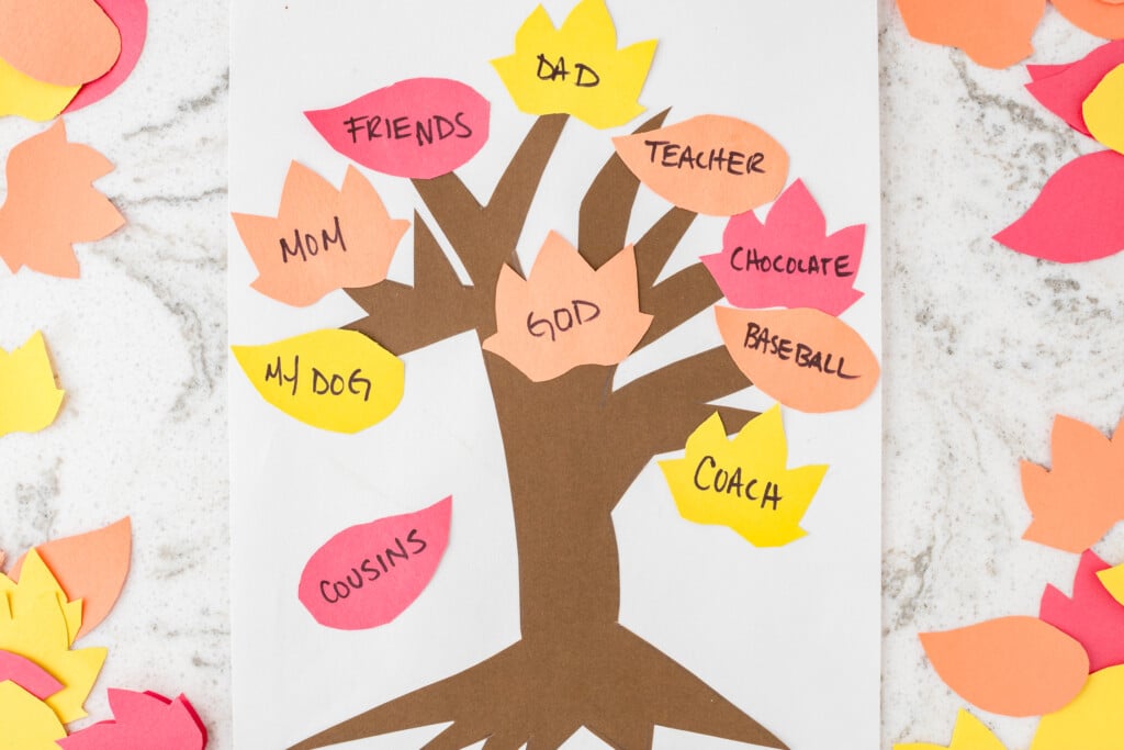 Thankful Tree Craft - Kids Activity Zone