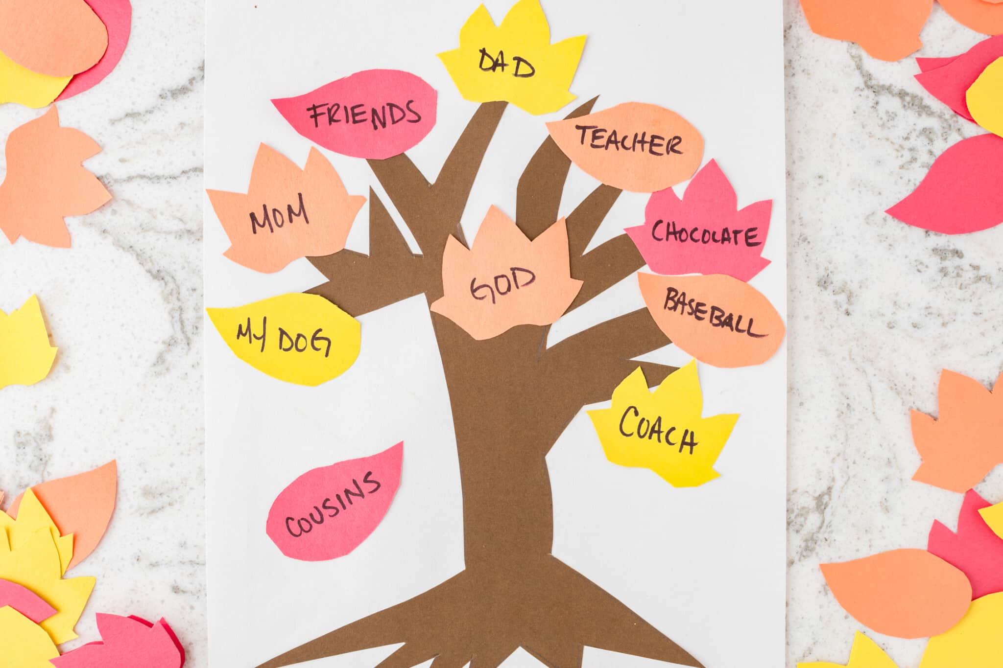 Thankful Tree Craft - Kids Activity Zone