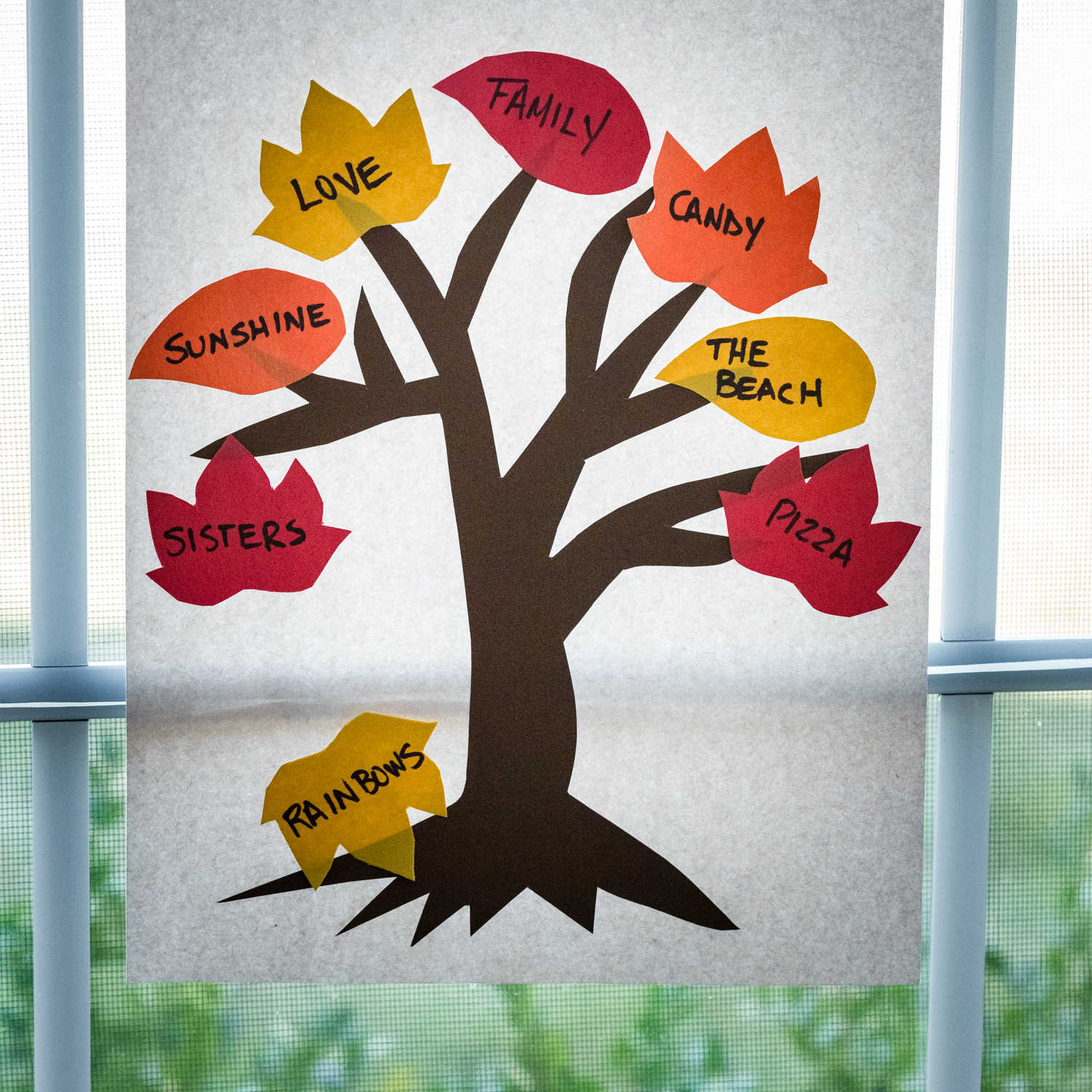 Thankful Tree Craft - Kids Activity Zone