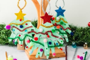 Handprint Christmas Tree Ornament - Kids Activity Zone