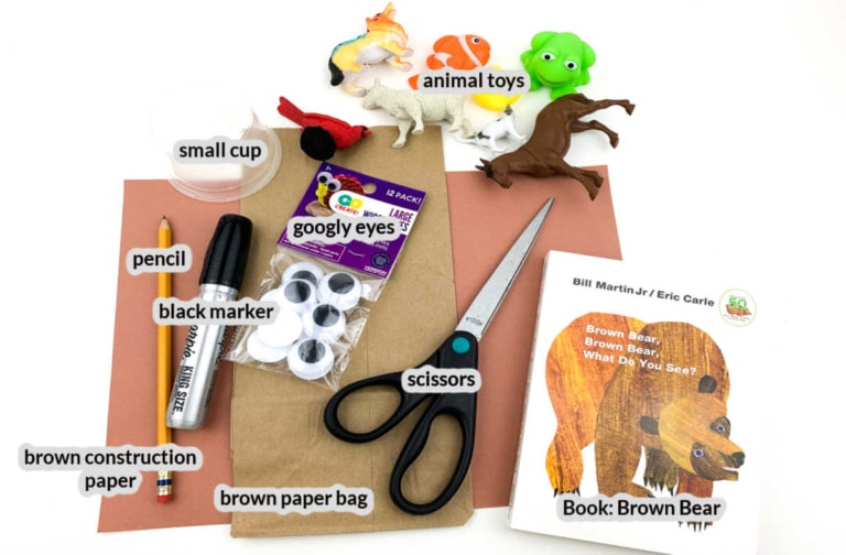 Brown Bear Paper Bag Craft - Kids Activity Zone