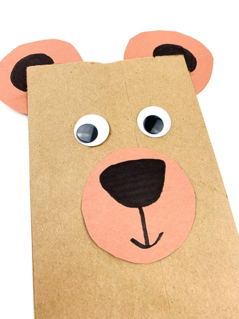 Brown Bear Paper Bag Craft - Kids Activity Zone