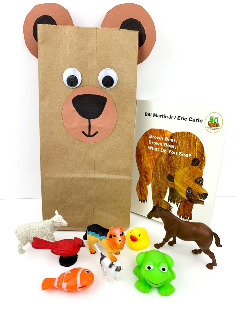 Simple Brown Bear Craft (Cut, Glue, Play) - Kids Activity Zone