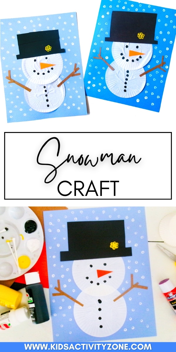 Easy Snowman Craft - Kids Activity Zone