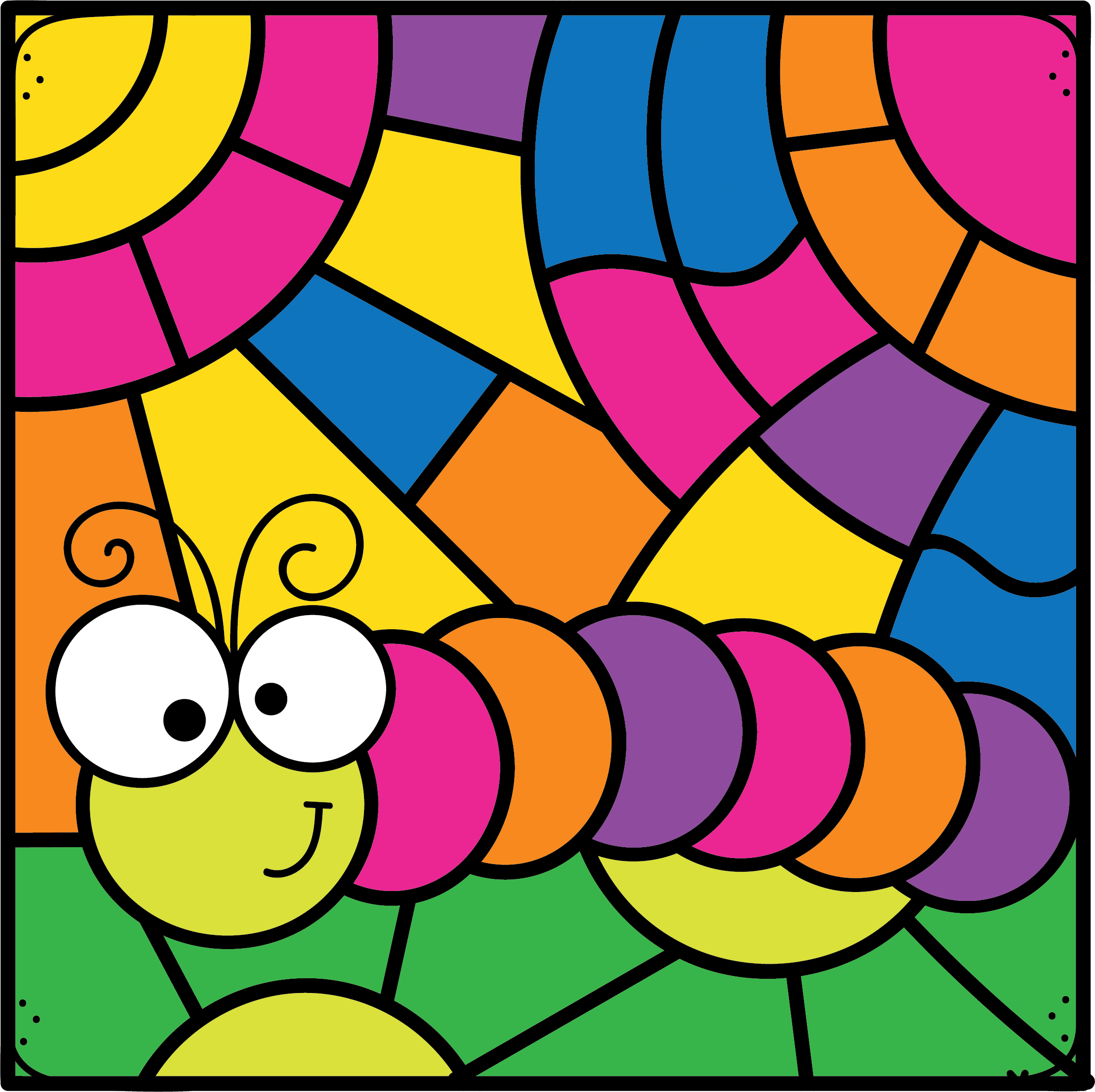 Spring Color by Number - Kids Activity Zone
