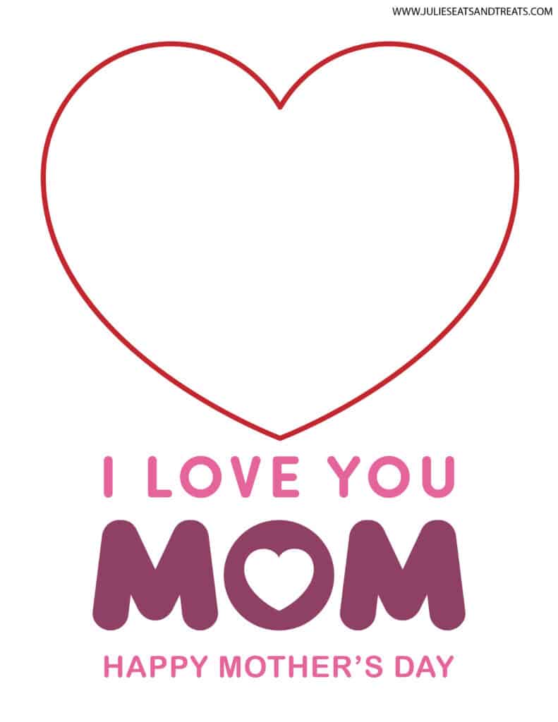 Mother's Day Handprint Art Printables - Kids Activity Zone