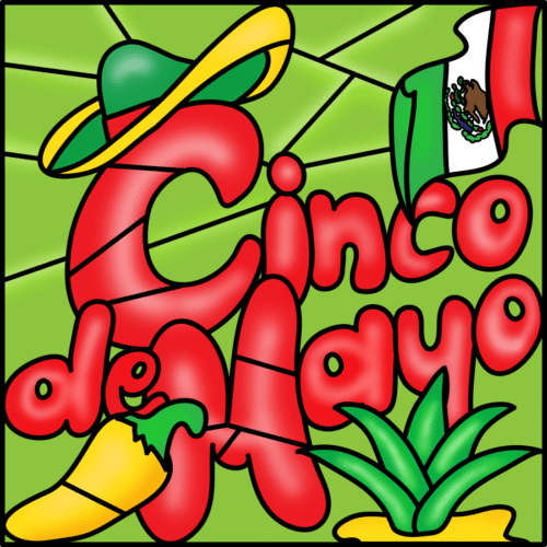 Cinco de Mayo Color by Number - Kids Activity Zone