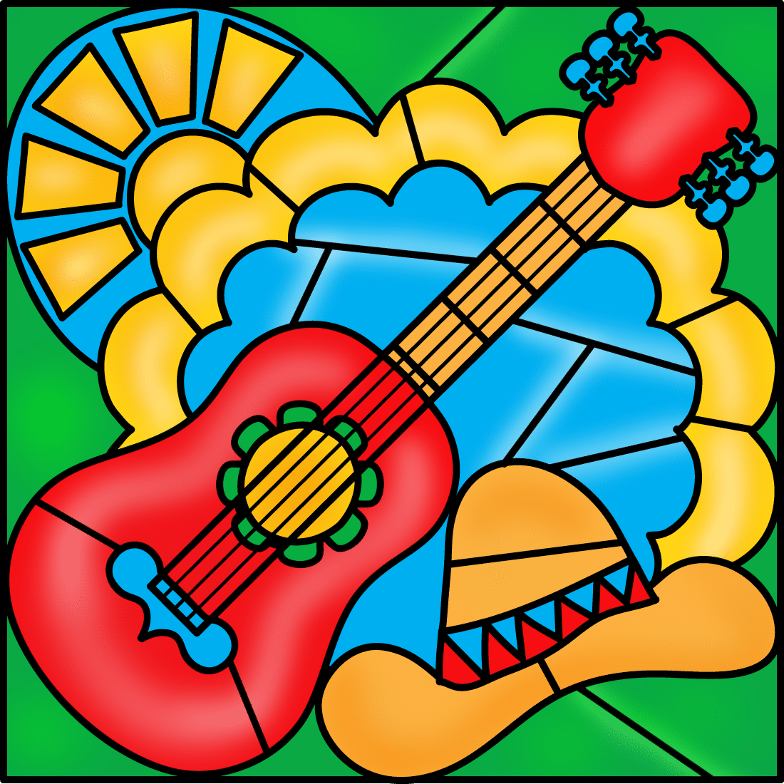 Cinco de Mayo Color by Number - Kids Activity Zone