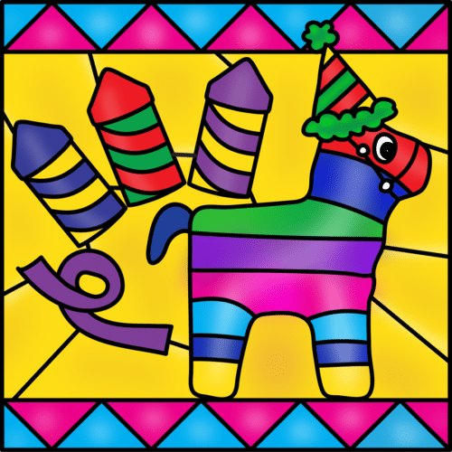 Cinco de Mayo Color by Number - Kids Activity Zone