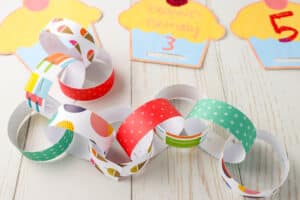 Birthday Countdown Paper Chain - Kids Activity Zone
