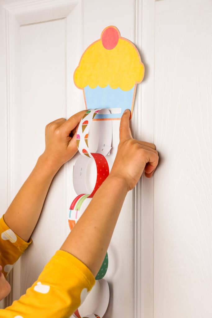 Birthday Countdown Paper Chain - Kids Activity Zone