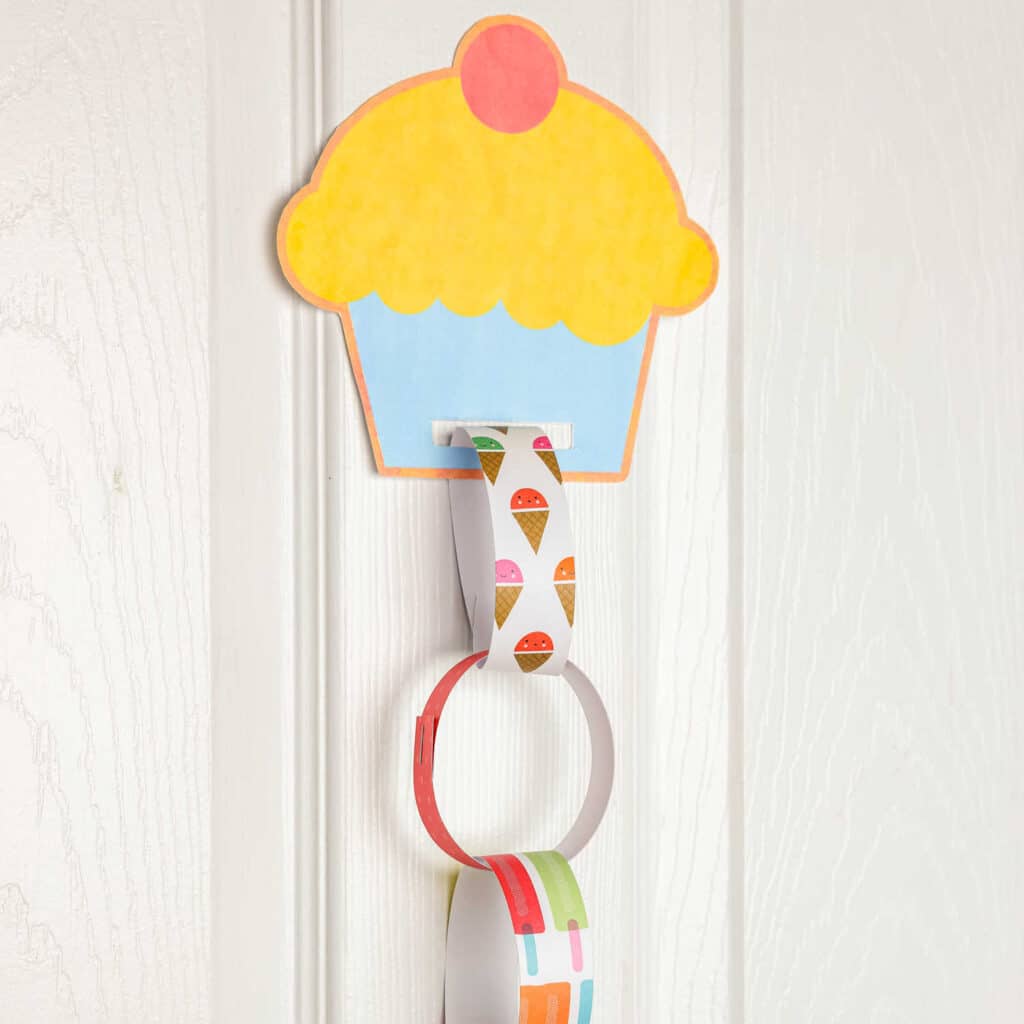 Birthday Countdown Paper Chain - Kids Activity Zone