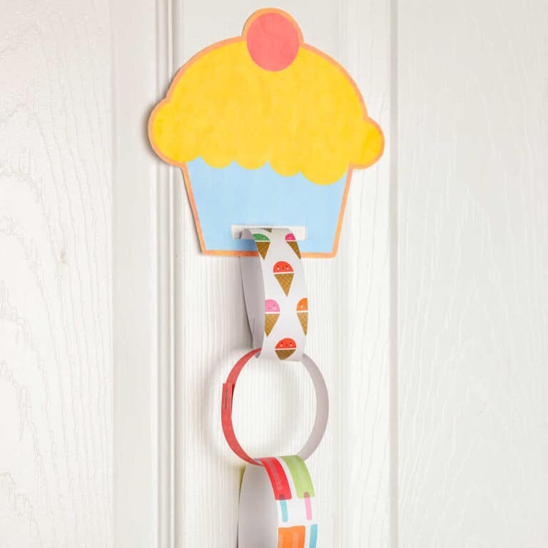 Birthday Countdown Paper Chain - Kids Activity Zone