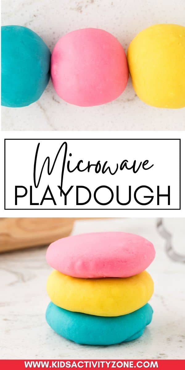 How To Make Microwave Playdough (Quick And Easy) - Kids Activity Zone