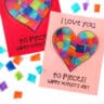 Mother's Day Love You To Pieces Card Craft - Kids Activity Zone