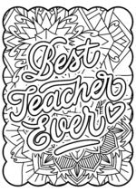Teacher Appreciation Coloring Pages - Kids Activity Zone