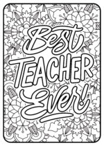 Teacher Appreciation Coloring Pages - Kids Activity Zone