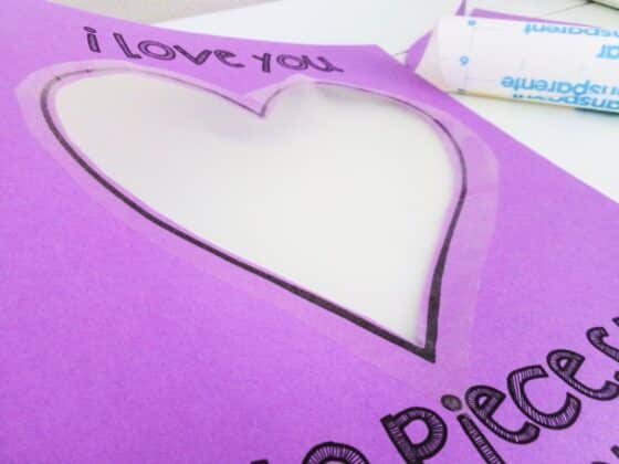 Mother's Day Love You To Pieces Card Craft - Kids Activity Zone
