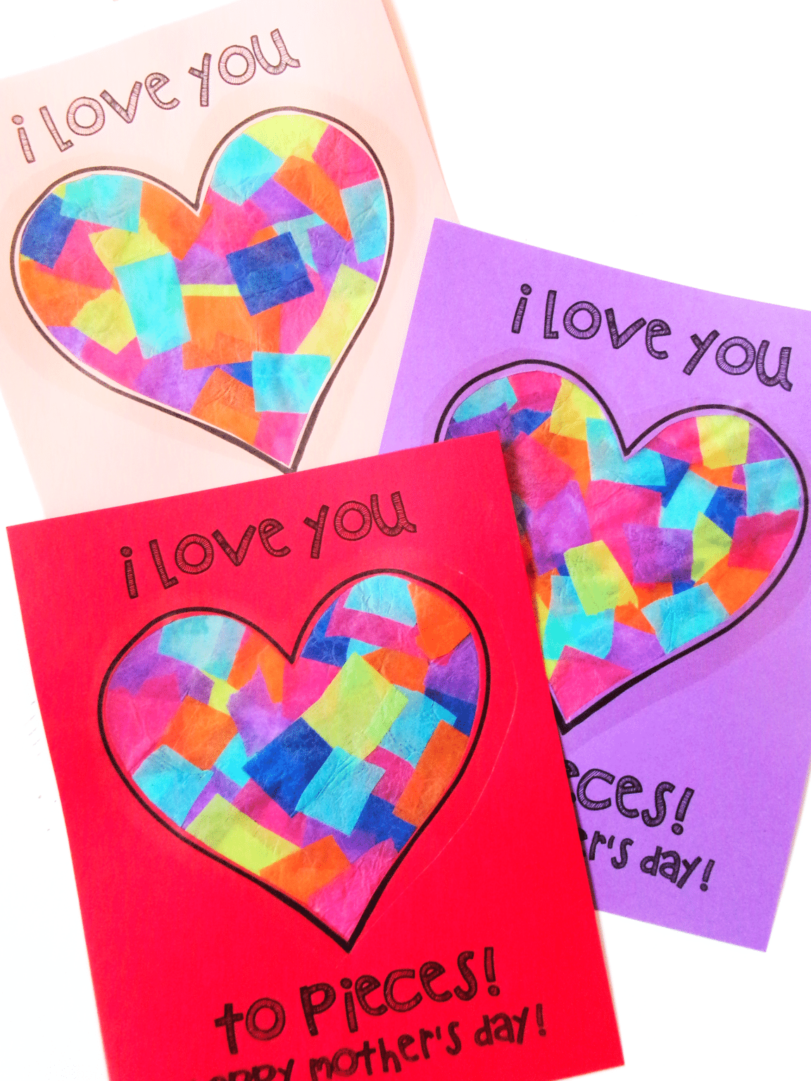 Mother's Day Love You To Pieces Card Craft - Kids Activity Zone