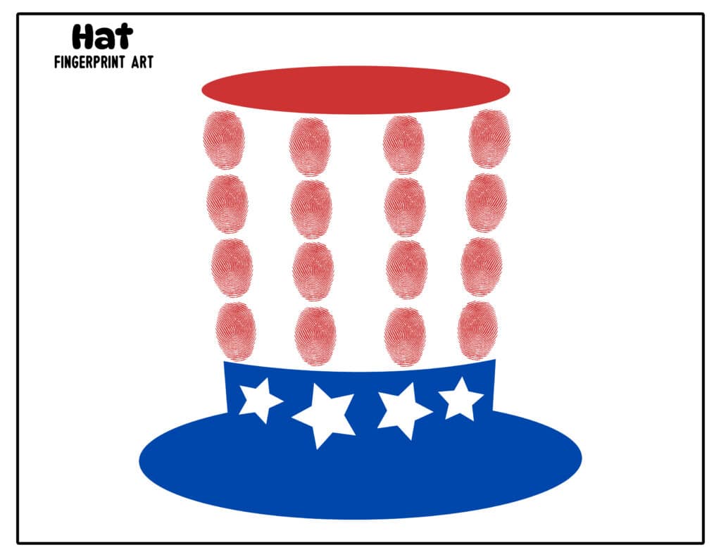 4th of July Handprint Art Printables - Kids Activity Zone