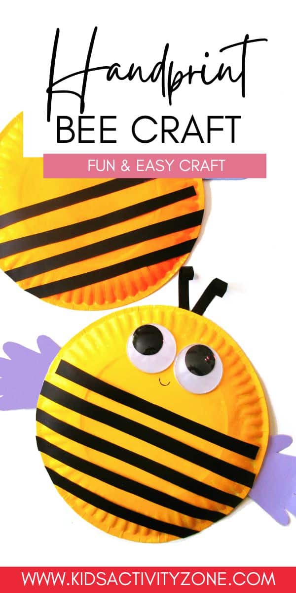 Bee Handprint Craft: Easy And Fun For Kids - Kids Activity Zone