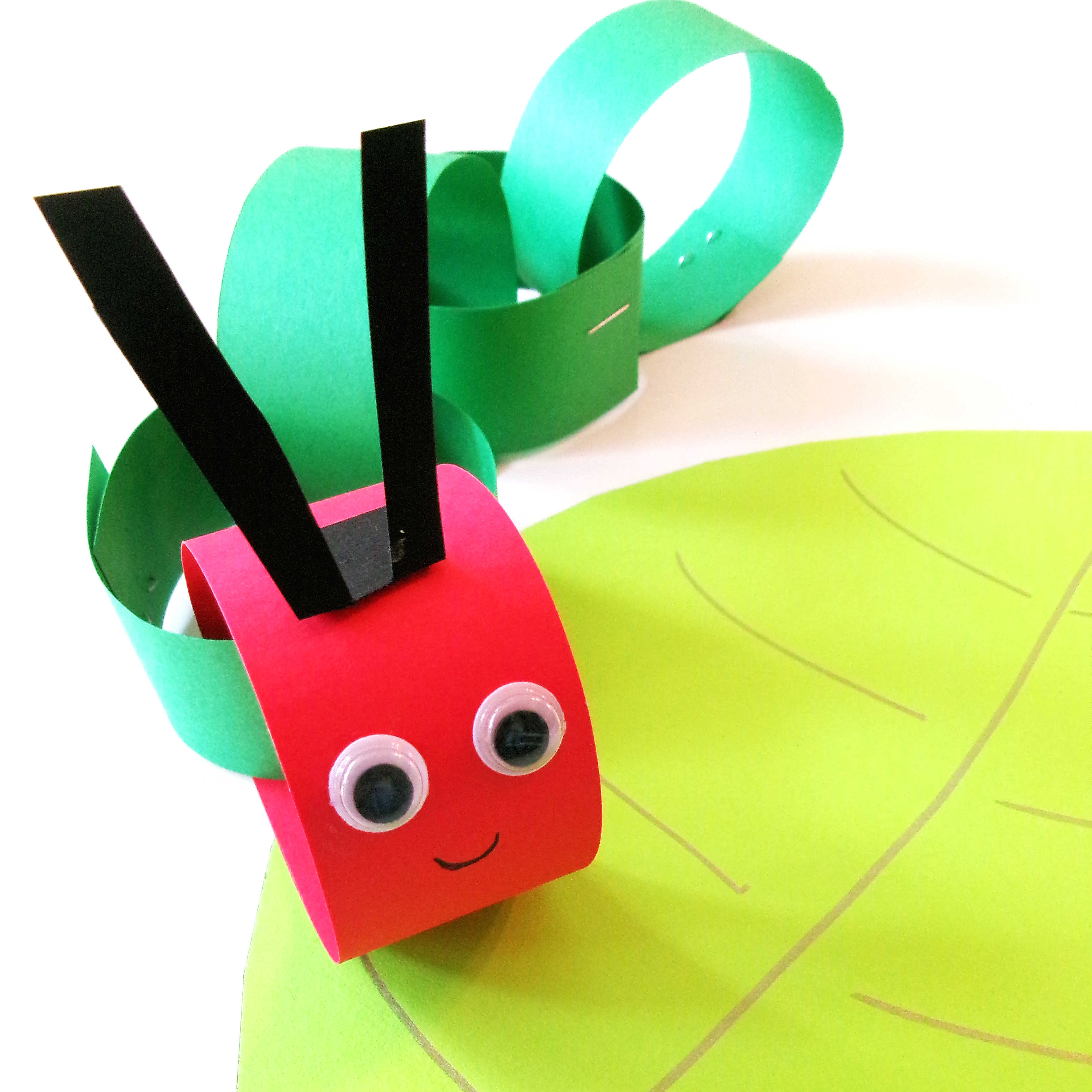 Paper Chain Caterpillar - Kids Activity Zone