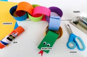 Paper Chain Snake - Kids Activity Zone
